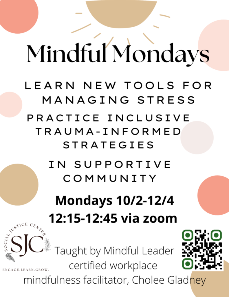 Mindful Mondays – Evergreen's Learning and Teaching Commons